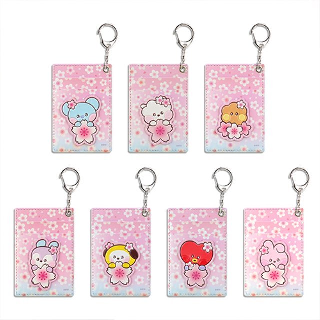 BT21 Cherry blossom minini card holder | Shopee Philippines
