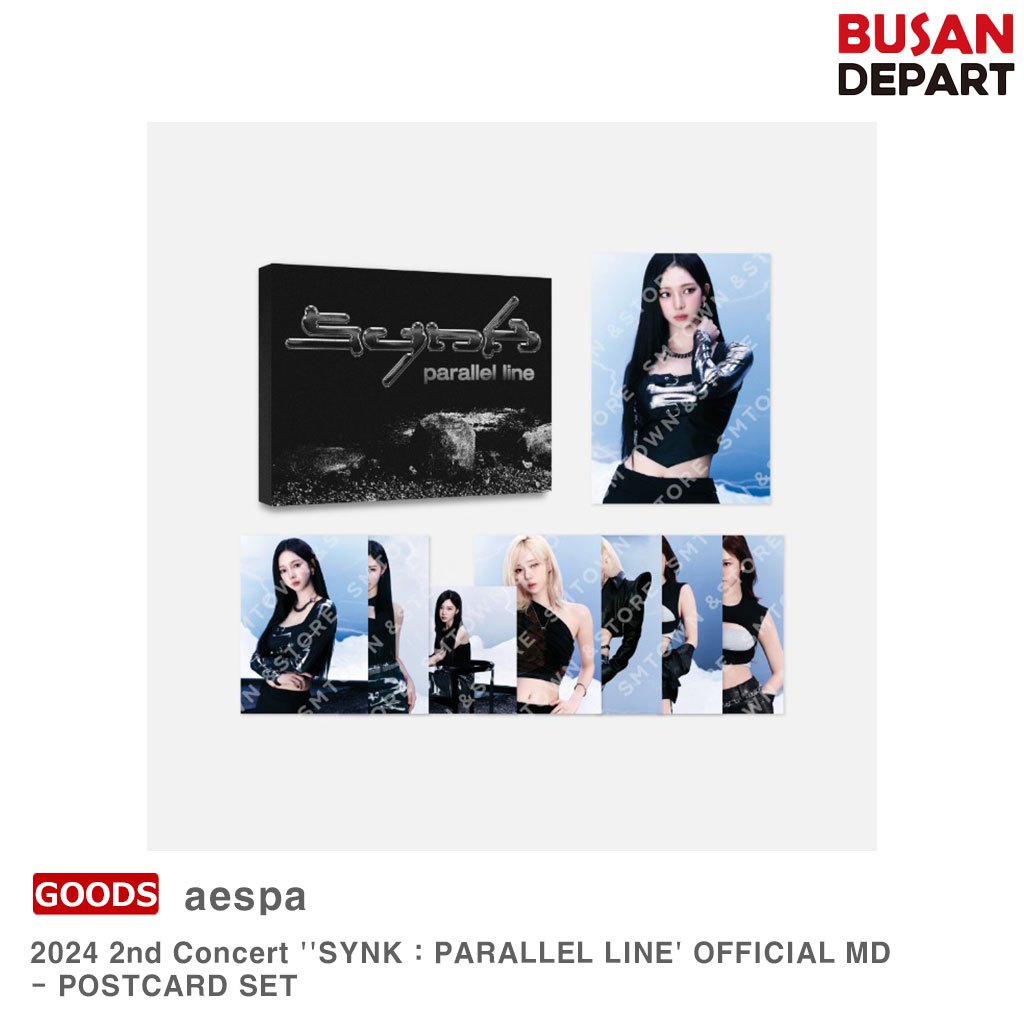 [POSTCARD SET] 2024 aespa 2nd Concert ''SYNK : PARALLEL LINE' OFFICIAL ...