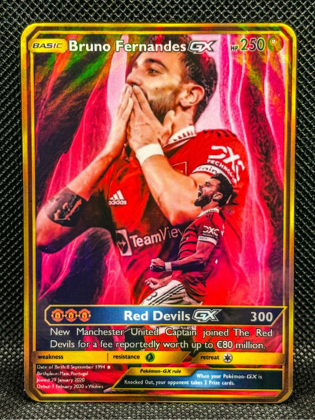 Manchester United: Bruno Fernandes GX Pokemon Card | Shopee Philippines