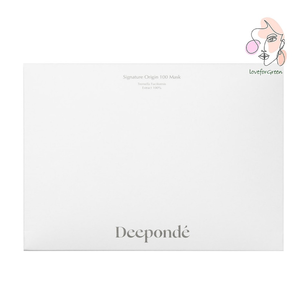 deeponde Signature Origin 100 Snow Mushroom Mask (5-packs) K-Beauty | Shopee Philippines