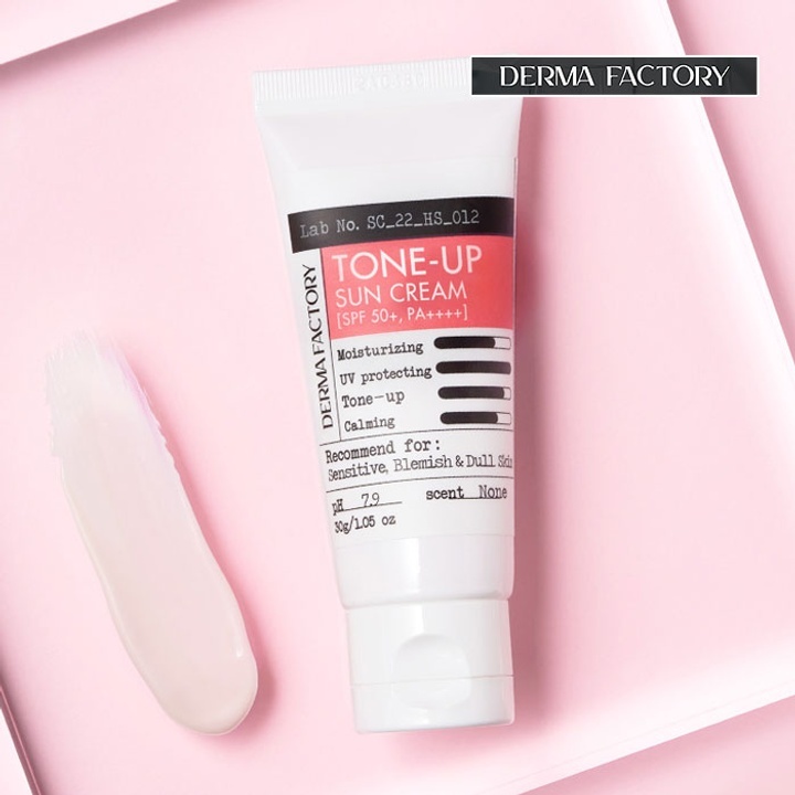 Dermafactory Weaponless Tone-Up Sun Cream SPF 50+ PA++++ 30g | Shopee ...