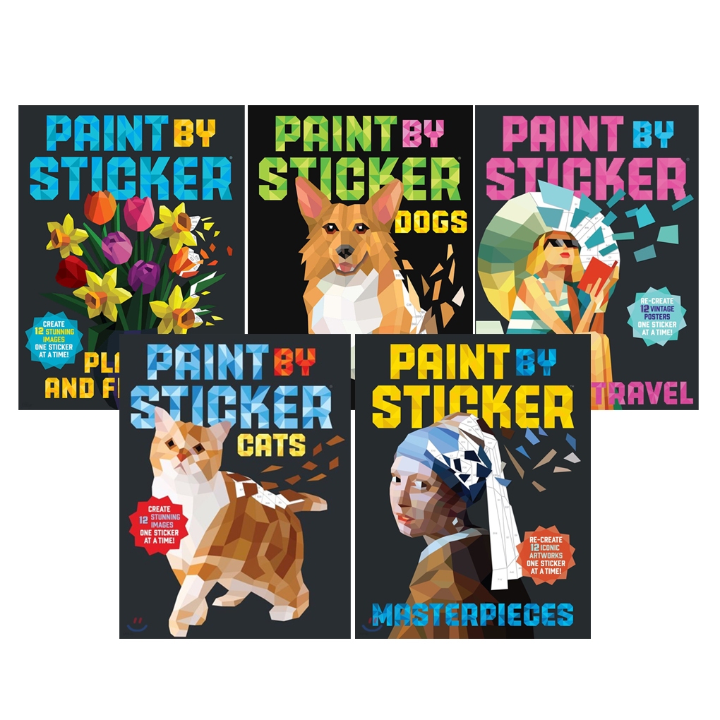 Paint by Sticker : Masterpieces Sticker Coloring Book | Shopee Philippines