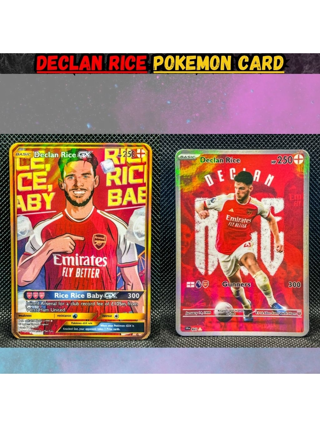 Arsenal: Declan Rice Pokemon Card | Shopee Philippines