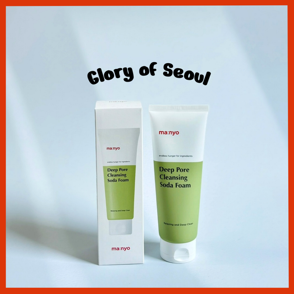 MANYO Deep Pore Cleansing Soda Foam 5.07 fl oz / 150ml Daily Face Wash ...
