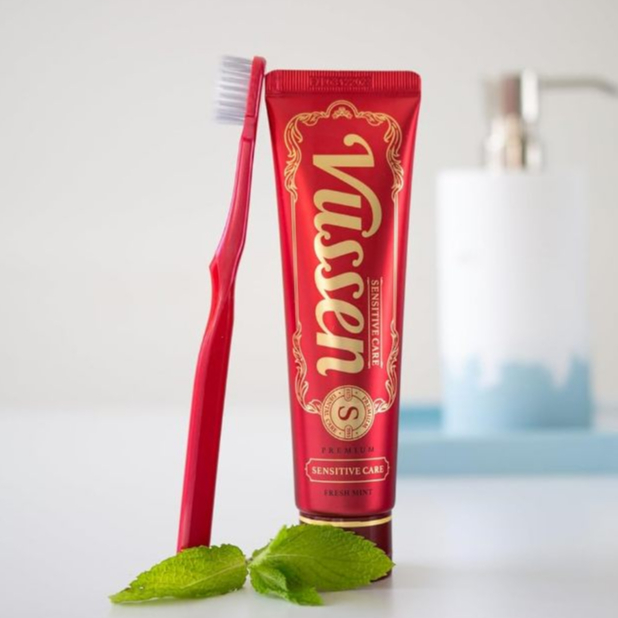 VUSSEN S Sensitive Teeth Care Premium Toothpaste 120g/pack Fresh Mint ...