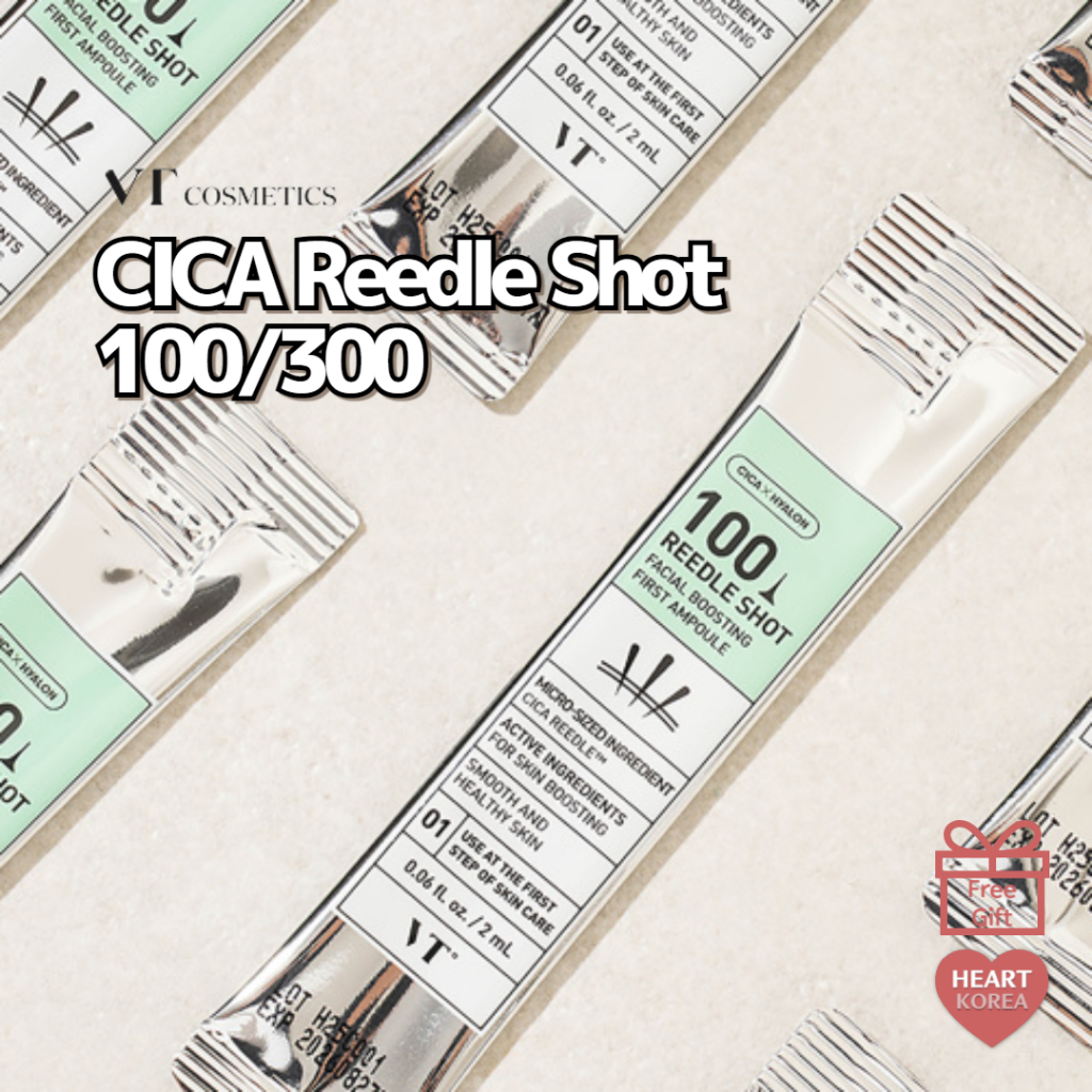 VT COSMETICS CICA Reedle Shot 100/300 Essence 2ml*6pcs | Shopee Philippines
