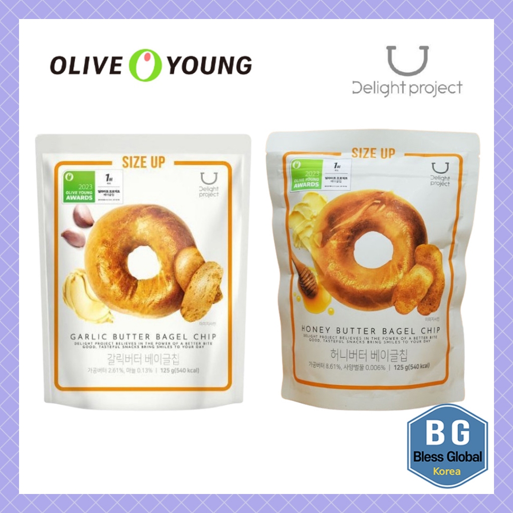 Olive Young Delight Project Limited Edition Bagel Chips 125g / Honey ...