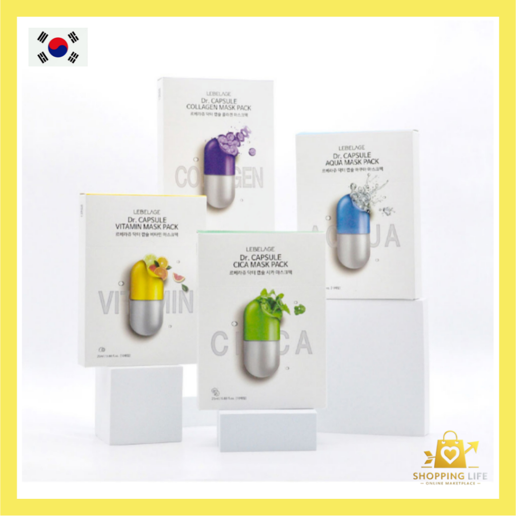 [LEBELAGE] Dr. Capsule Mask Pack Line, Collagen/Cica/Aqua/Vitamin ...