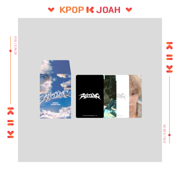 (RANDOM TRADING CARD SET) 2024 RIIZE 1st MINI ALBUM [RIIZING] OFFICIAL MD (14th Aug.2024 ...