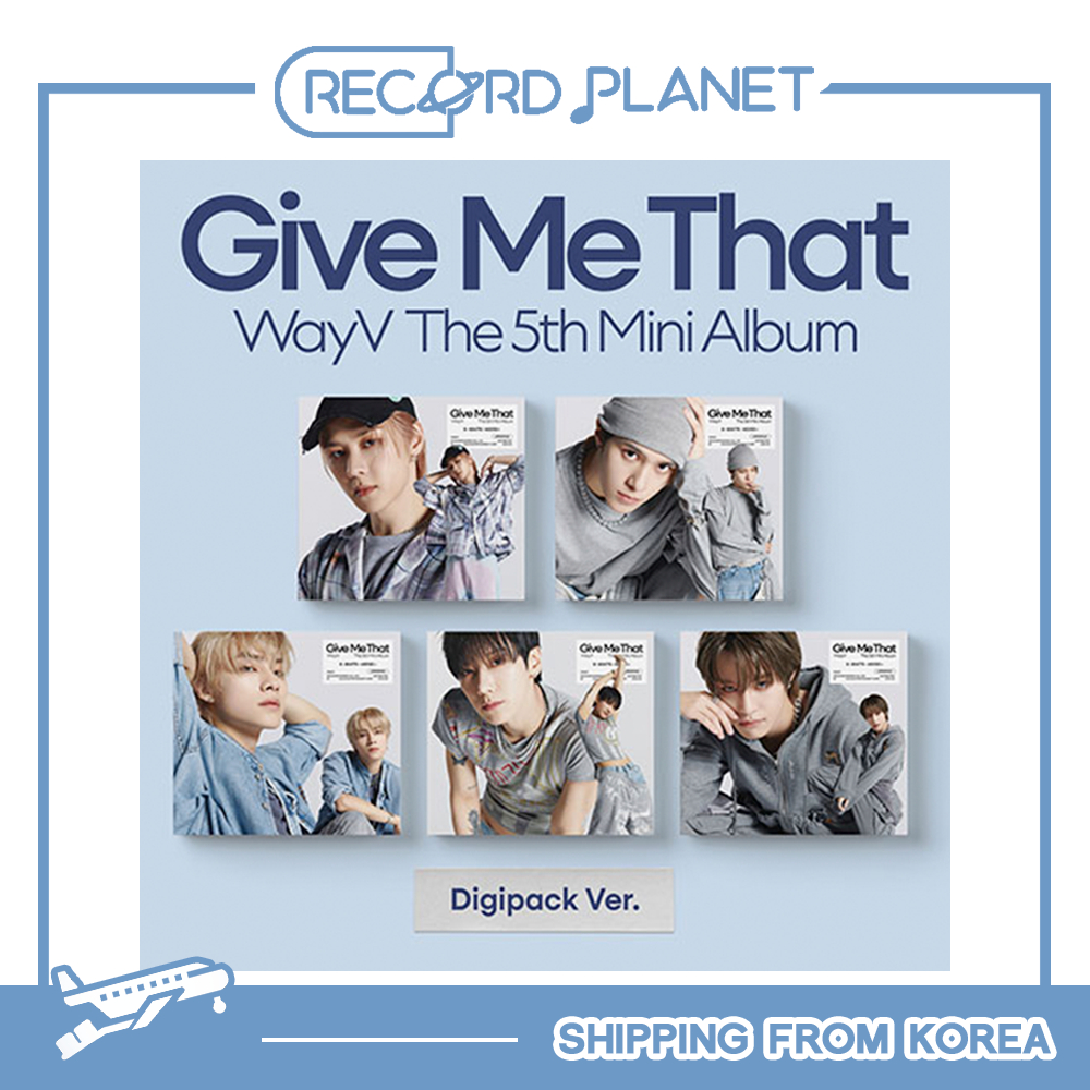 WayV - 5th Mini Album [Give Me That] (Digipack Ver.) + Free Gift ...