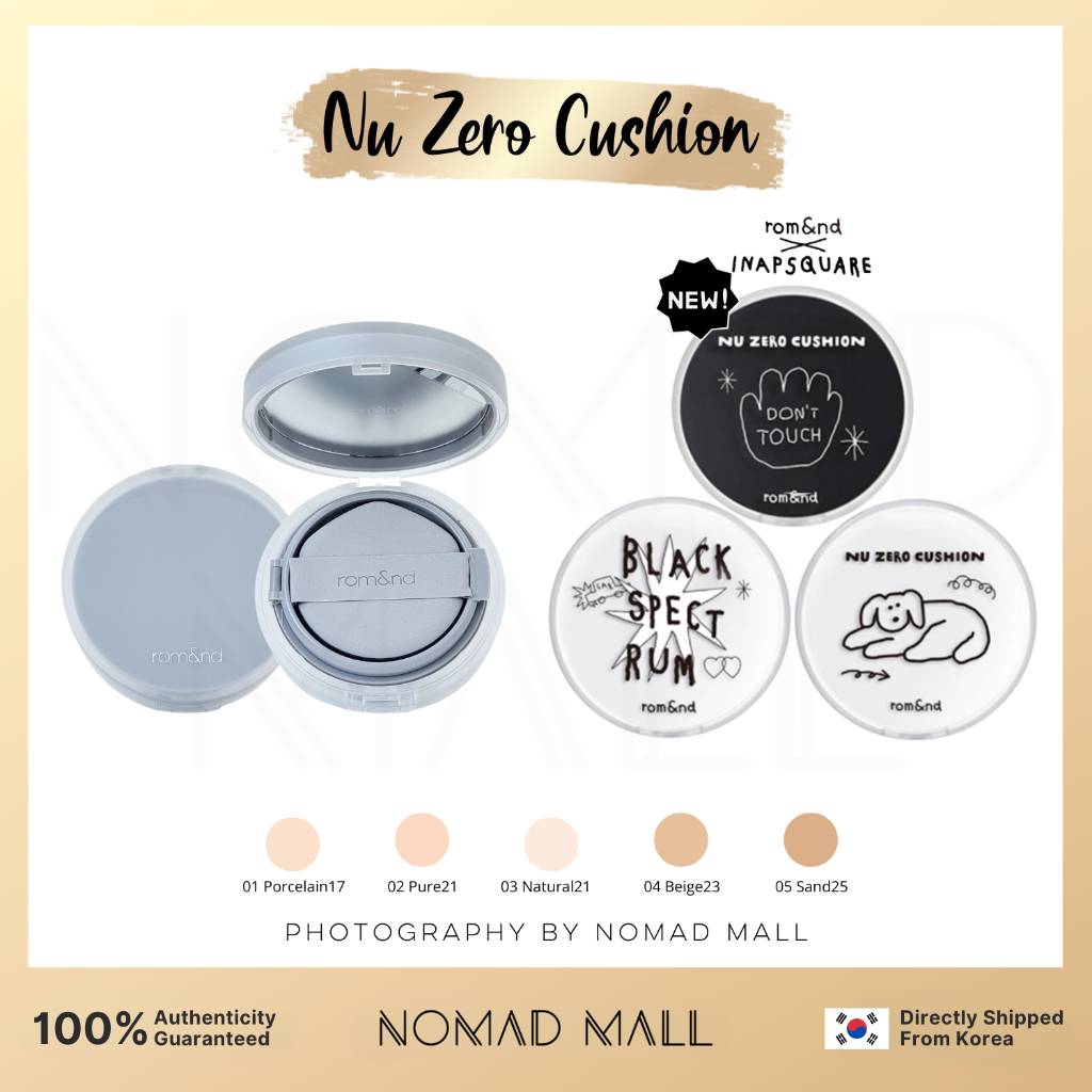 [rom&nd] ROMAND Nu Zero Cushion | ROM ND | Shopee Philippines