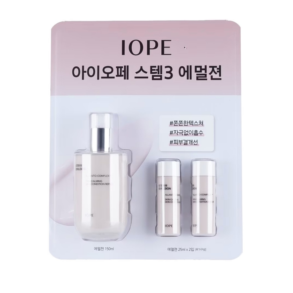(Emart Korea) SET IOPE STEM 3 SOFTENER 150ML+ 25ML X 2EA | Shopee Philippines