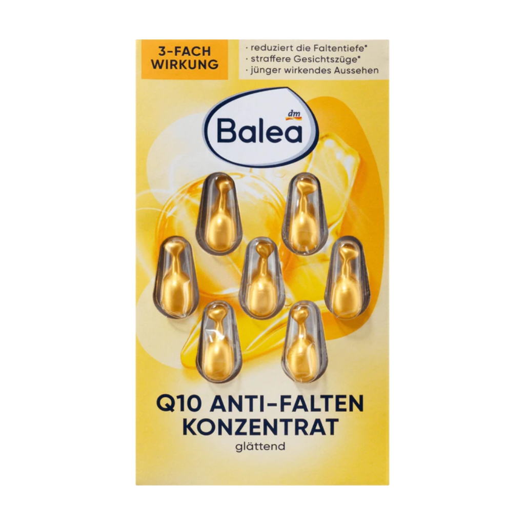 Balea Q10 Anti-Wrinkle Concentrate Ampoule, 7-capsule/pack, Anti Falten ...