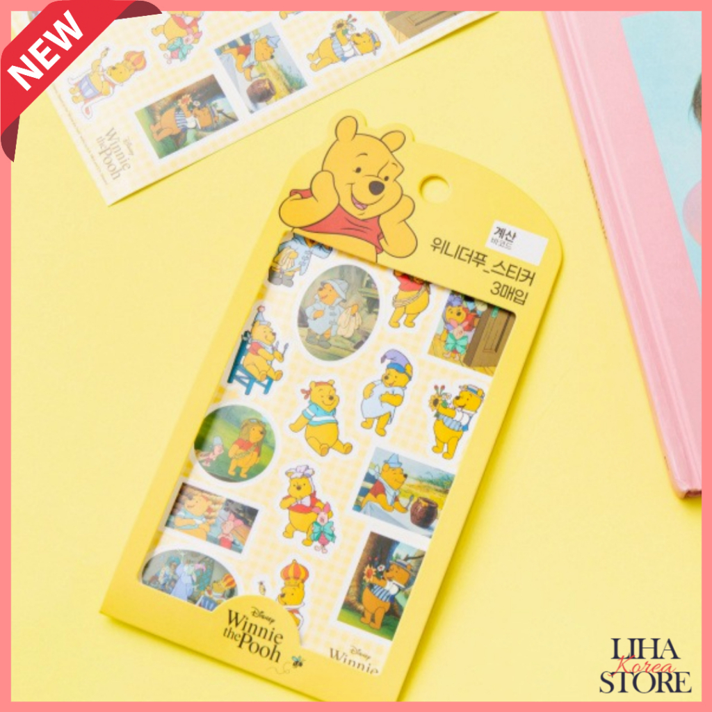 Disney Winnie the Pooh Sticker Pooh goods(3pieces) | Shopee Philippines
