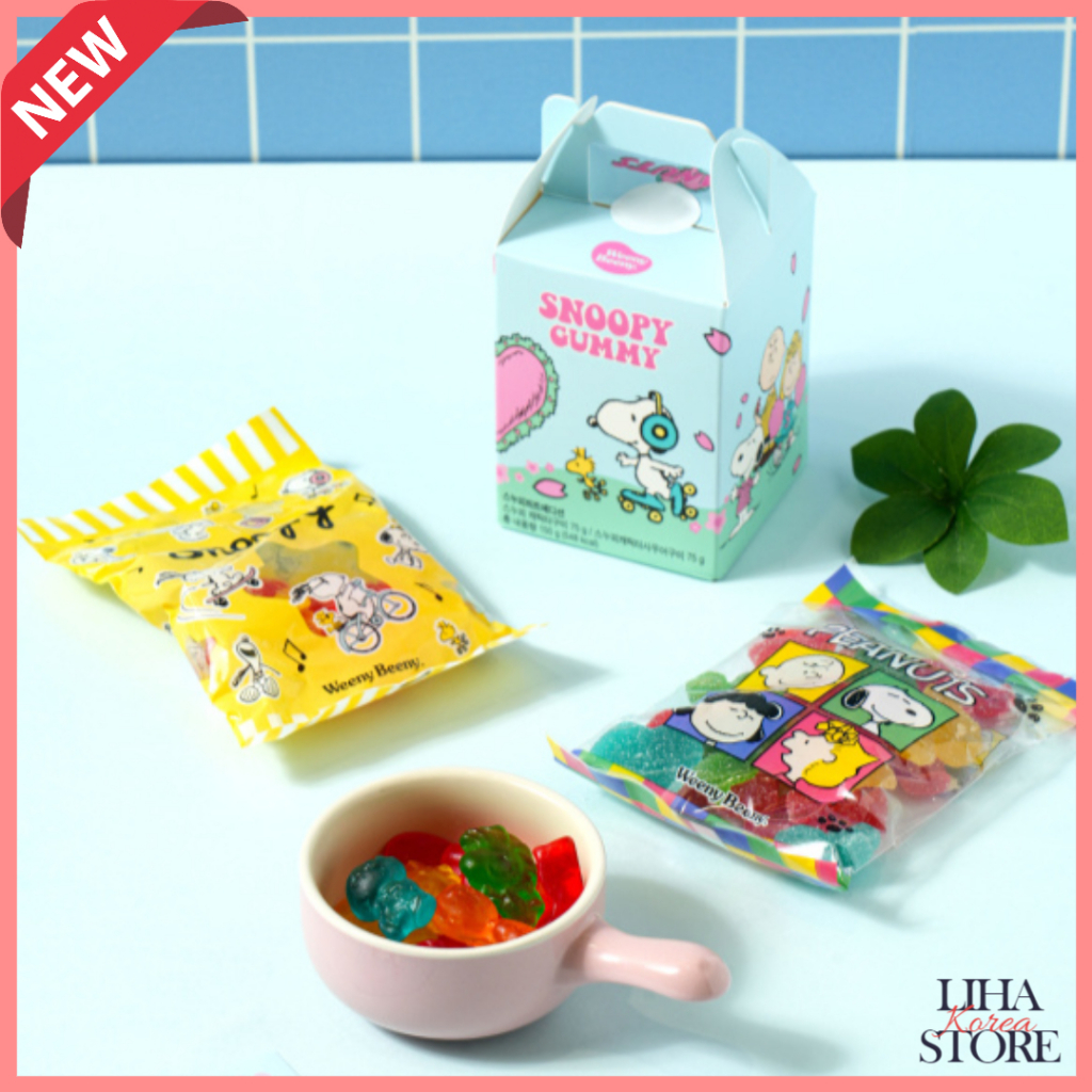 Peanuts Snoopy Jelly Heart Edition (150g)Snoopy Snack Jelly gift box ...
