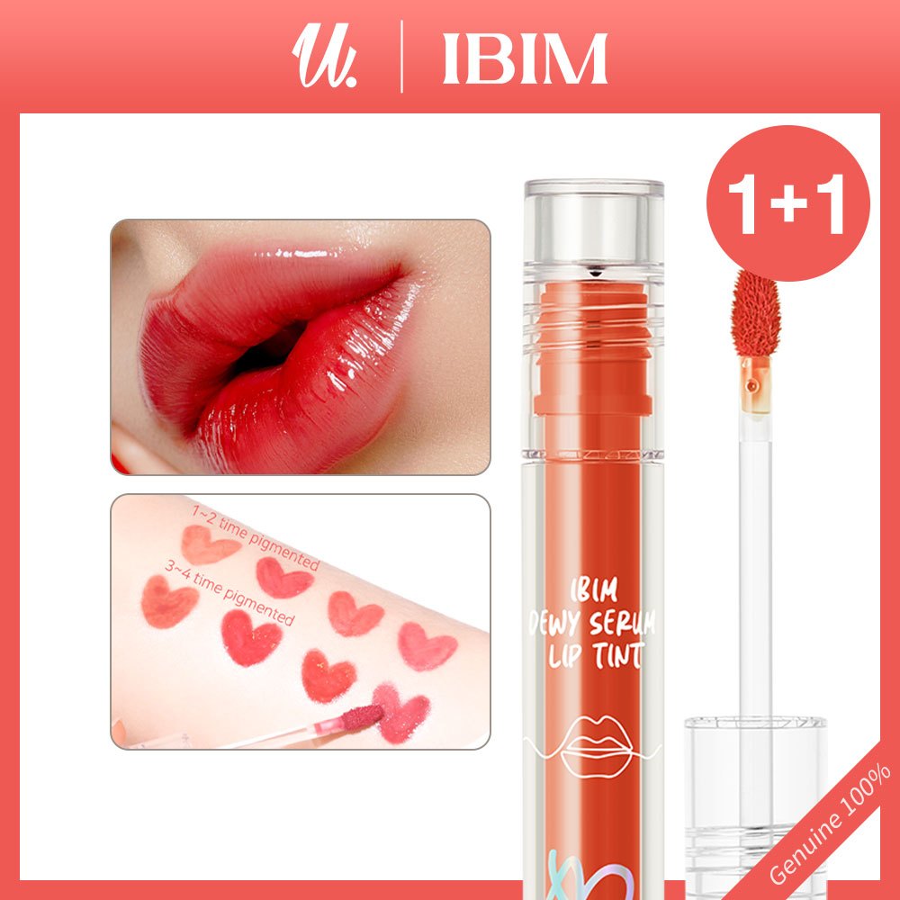 [IBIM] Dewy Serum Lip Tint 4.5g (1+1) | Shopee Philippines