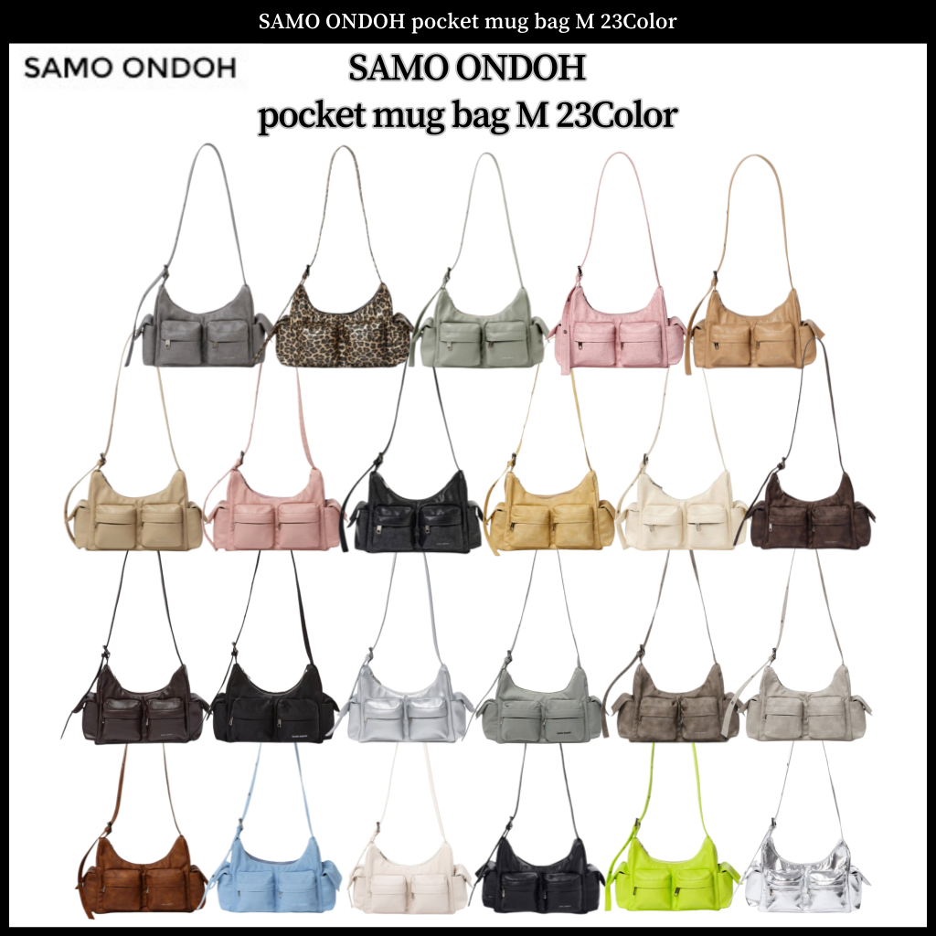 SAMO ONDOH pocket mug bag M 29Color 100% genuine | Shopee Philippines