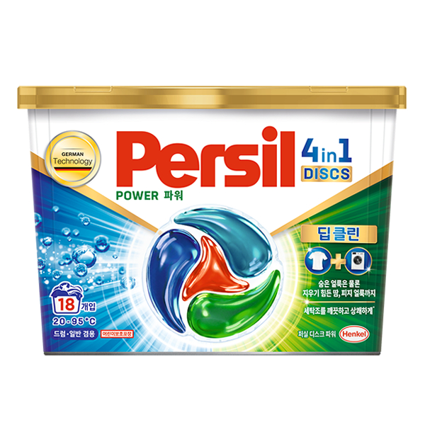 [Persil] Disc 4 in 1 Deep Clean Laundry Gel Capsule (25g x 18p / 26p ...