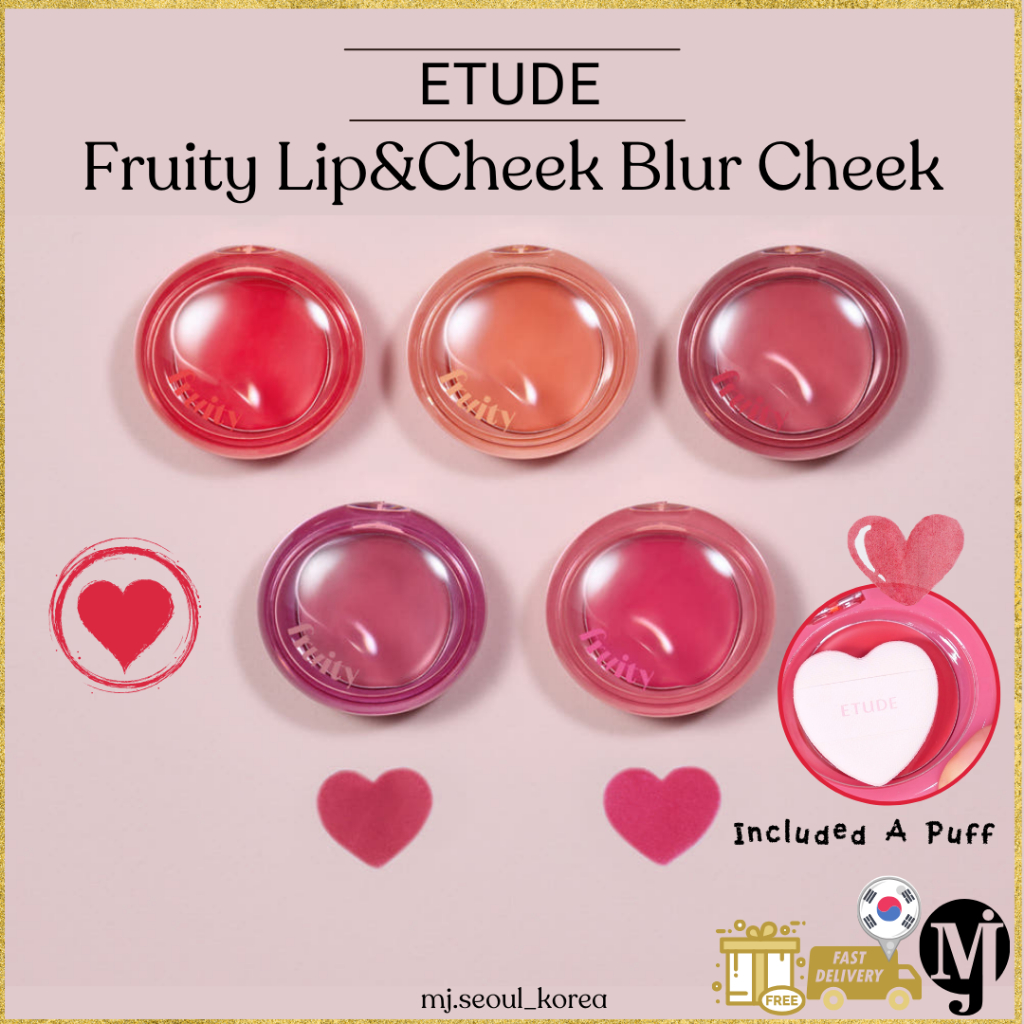 etude Fruity Lip&Cheek Blur Balm 5colors | Shopee Philippines