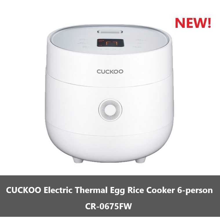CUCKOO Electric Thermal Egg Rice cooker / CR-0675FW / 6-PERSON / Direct ...