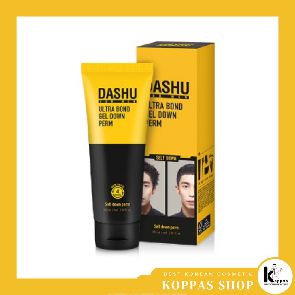 [DASHU] For Men Premium Ultra Bond Gel Down Perm 100ml/150ml + Brush ...