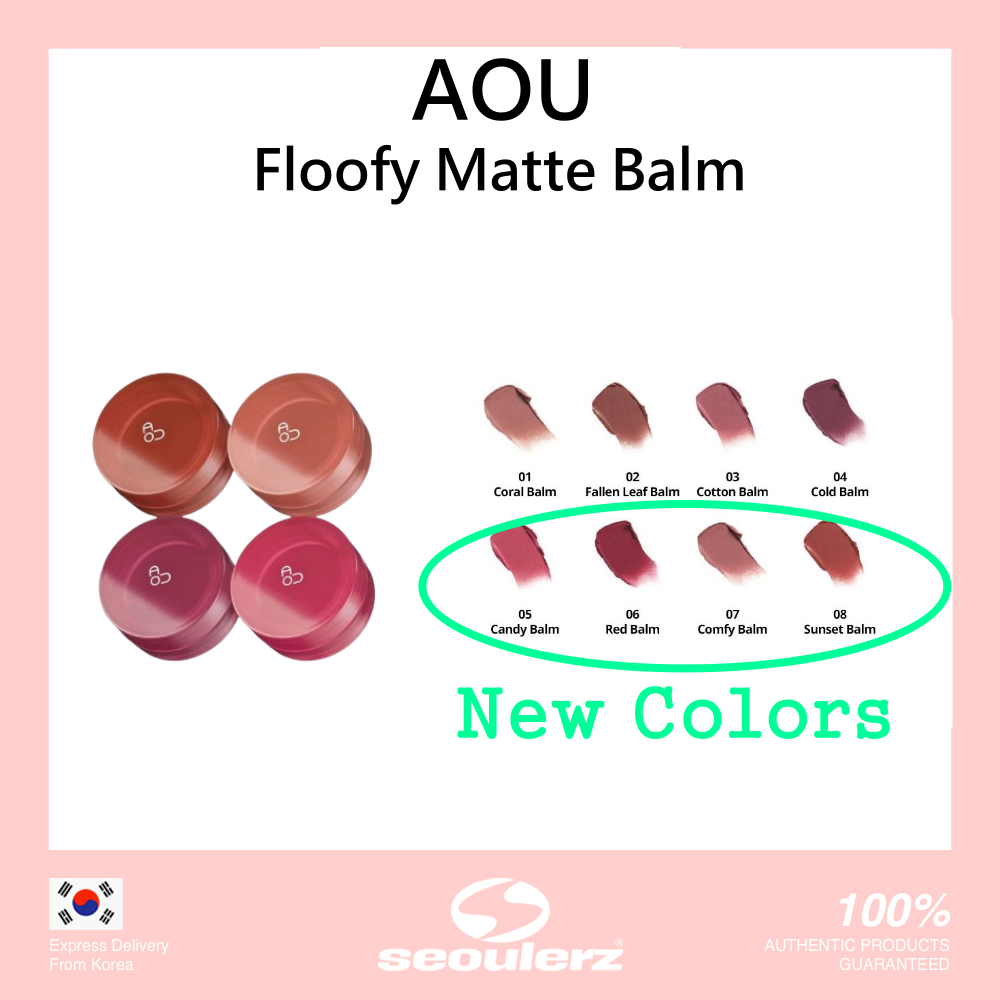 [AOU] Floofy Matte Balm 8 Colors 4.5g | Shopee Philippines