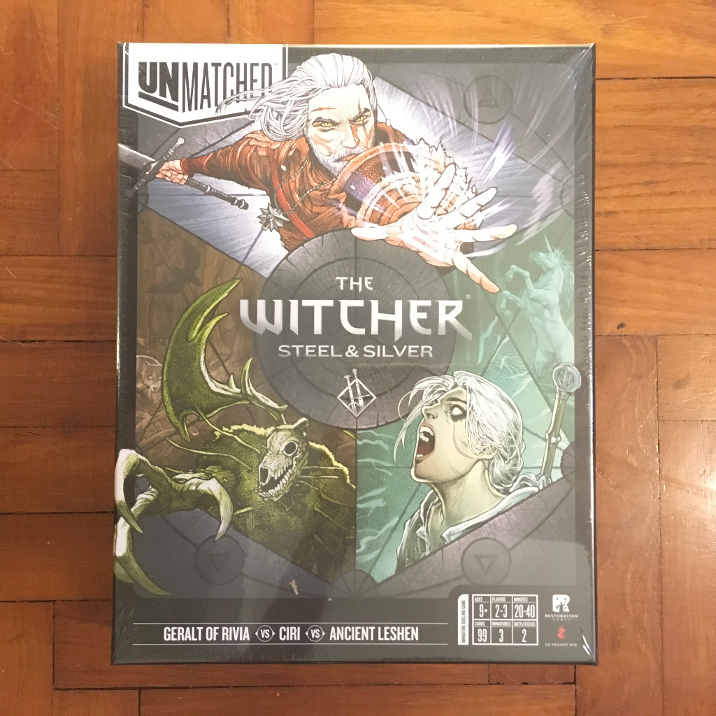 Restoration Games Unmatched: Witcher: Steel & Silver board game ...