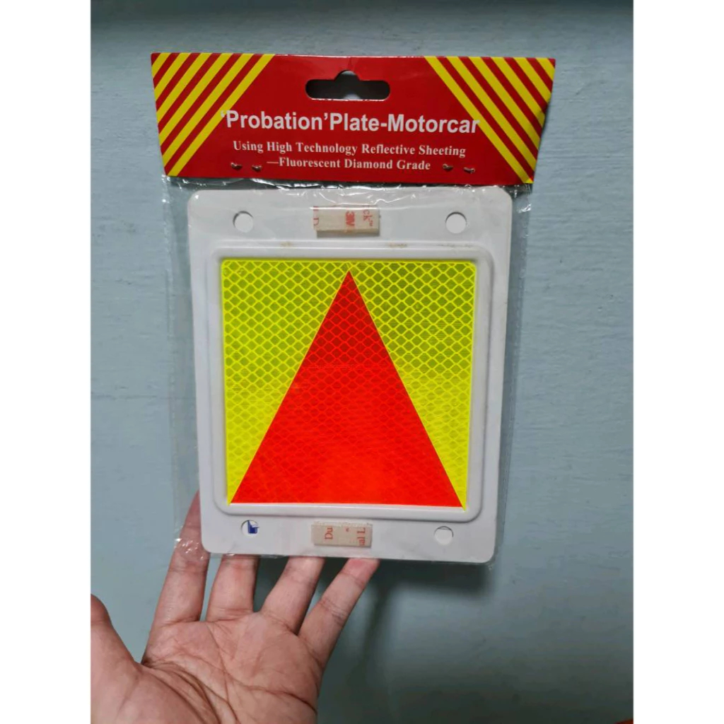 3M Probation Car Plate P plate Probation Plate For Cars 2 PIECES Front ...