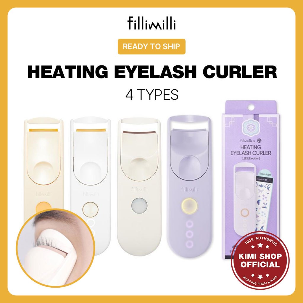 [Fillimilli] Heating Eyelash Curler 4 Types | Shopee Philippines