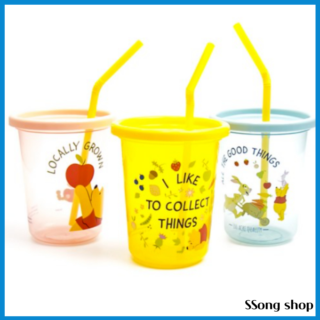 Skater Winnie the Pooh Tumbler with Straw 3P Set 320ml | Shopee Philippines