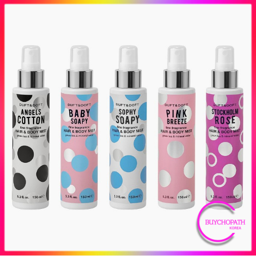 [DUFT&DOFT] 1+1 Fine Fragrance Hair&Body Mist 150ml (5 types) | Shopee ...