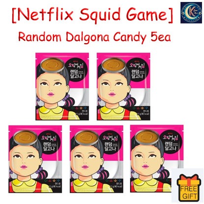 [Netflix Squid Game] Random Dalgona Candy 5ea | Shopee Philippines