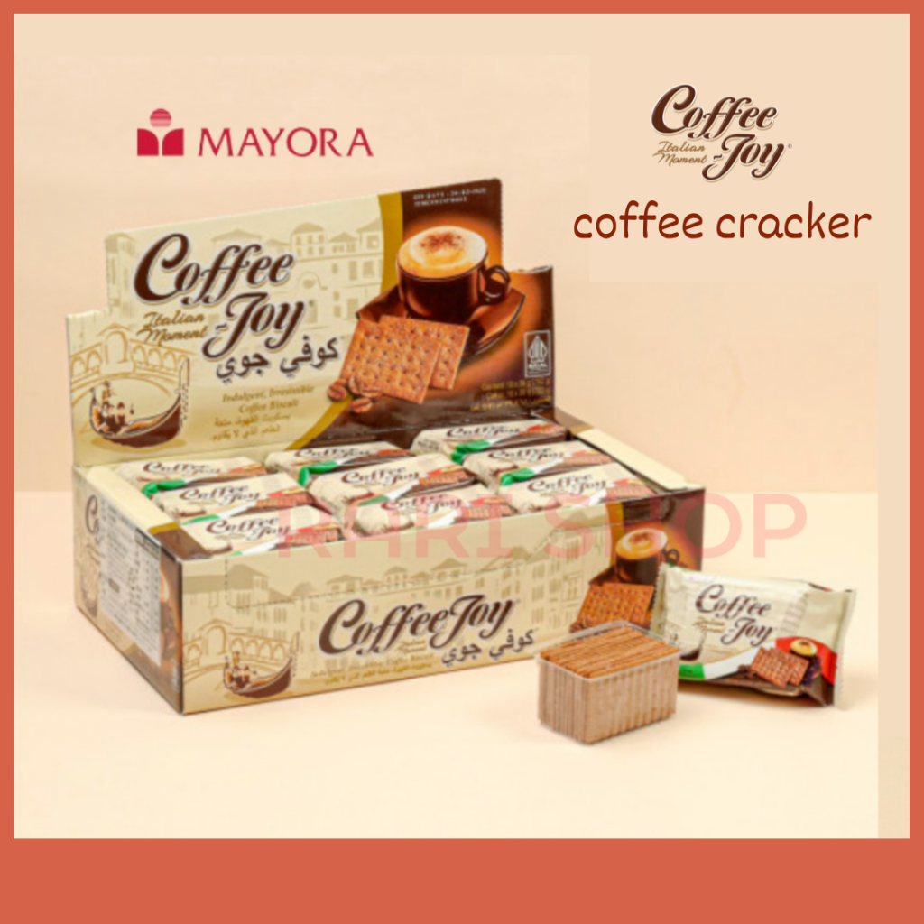 Mayora Coffee Joy (78g /156g) Coffee Snack Coffee Cracker | Shopee ...
