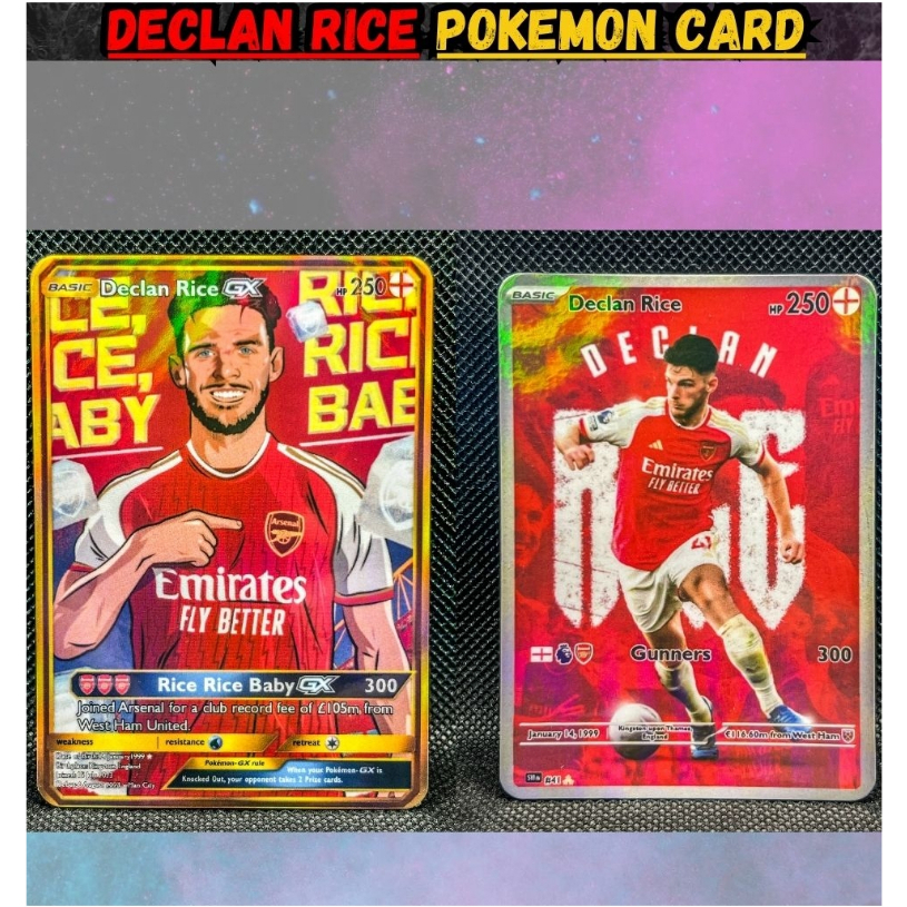 Arsenal: Declan Rice Pokemon Card | Shopee Philippines