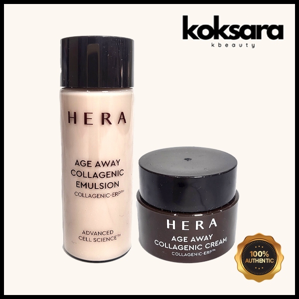 hera age away collagenic cream 5ml, emulsion 30ml | Shopee Philippines