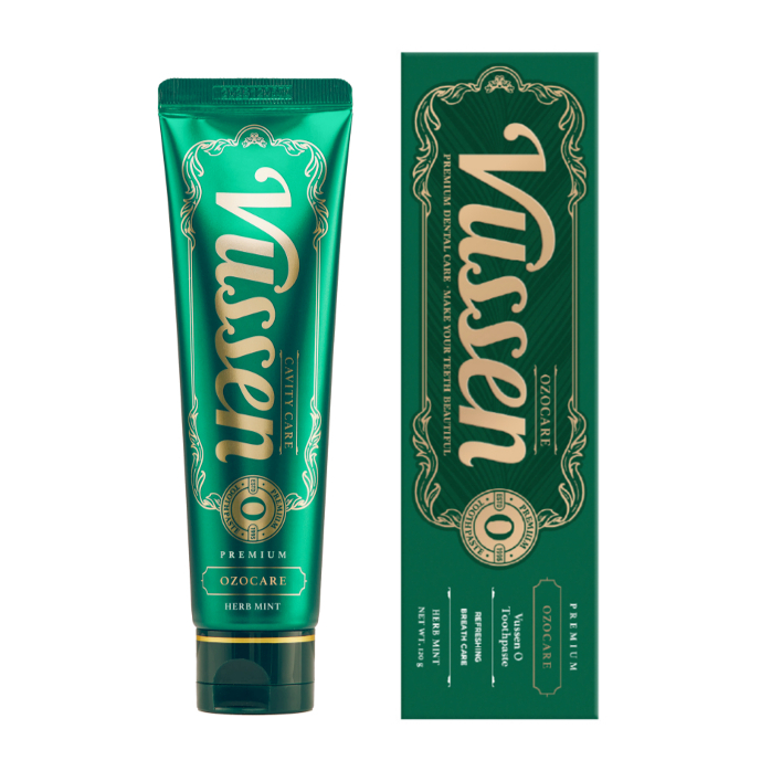 VUSSEN OZO CARE Premium Tooth Paste 120g, bad breath removal, antibacterial against periodontal ...