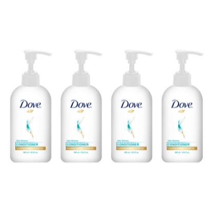 Dove Daily Moisture Conditioner Rinse 500 ml 4p | Shopee Philippines