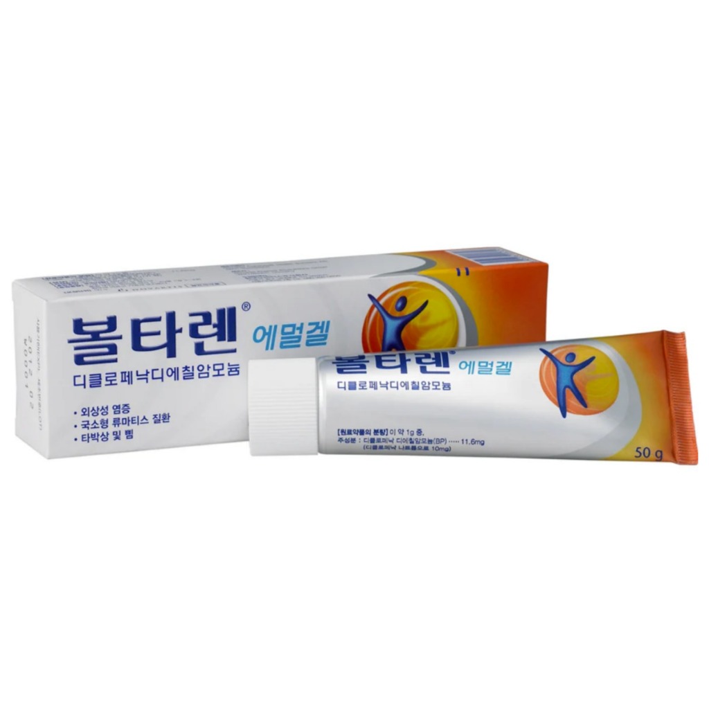 DONGHWA VOLTAREN Emulgel Gel 50g, Anti-inflammatory pain relief, Muscle ...