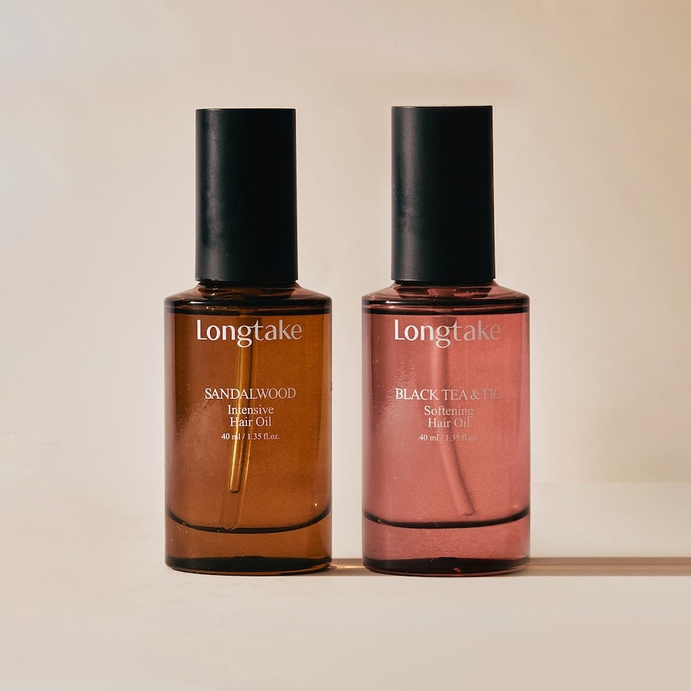 Longtake Sandalwood Intensive/Black Tea & Pig Softening Hair Oil 40ml | Shopee Philippines