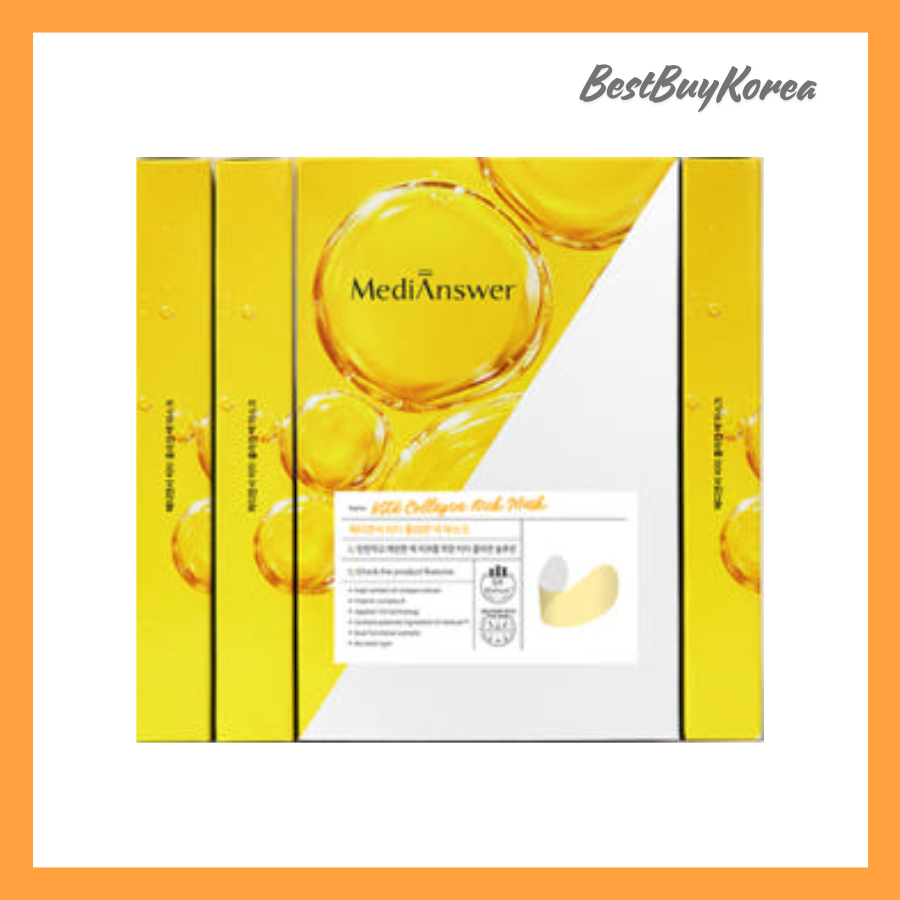 MediAnswer Vita Collagen Neck Mask 15g(5 sheets) | Shopee Philippines