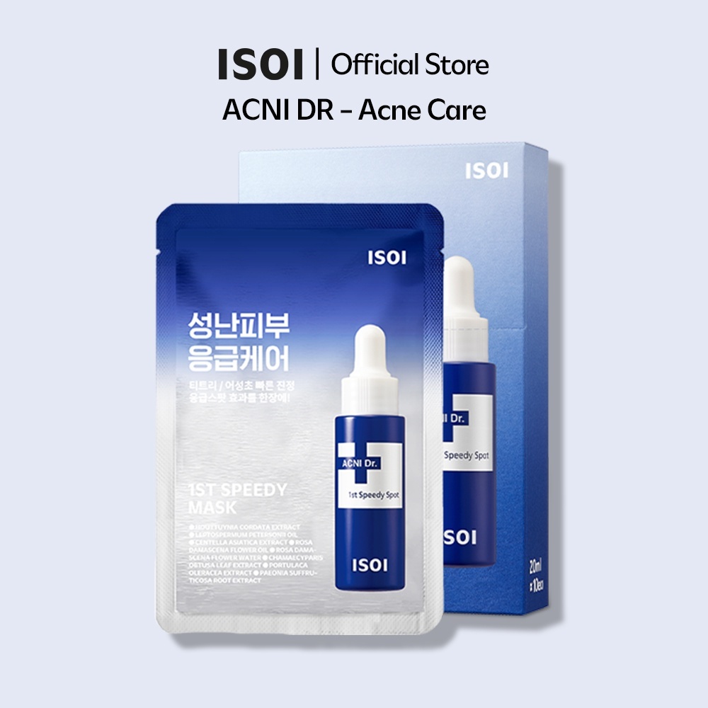 [ ISOI ] ACNI Dr. 1st Speedy Mask (10 sheets) | Shopee Philippines