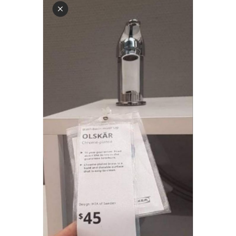 Ikea water tap premium tape OLSKAR | Shopee Philippines