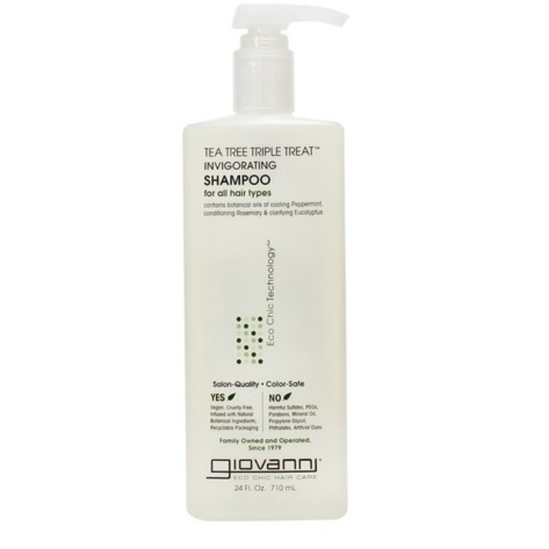 GIOVANNI Tea Tree Triple Treat Invigorating Shampoo 710ml | Shopee ...