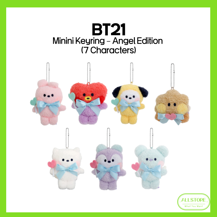 [BT21] Minini Keyring – Angel Edition (7 Characters) | Shopee Philippines