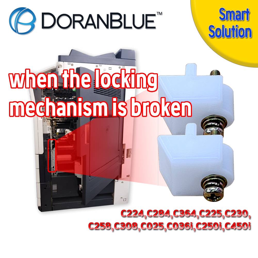 DORANBLUE Side Cover Reinforcement Kit for Konica Minolta Bizhub C224, C225- Enhancing Door ...