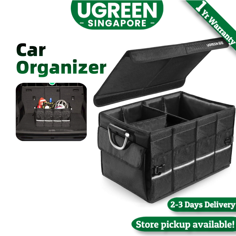 UGREEN Car Boot Organizer, 55L Waterproof Foldable Storage Tidy Box ...