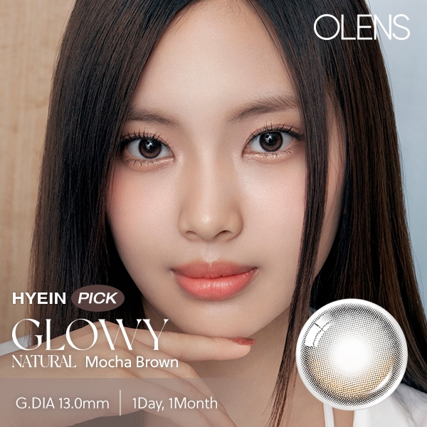 OLENS Official NewJeans Pick Glowy Natural Mocha Brown 1Day 10P Contact ...