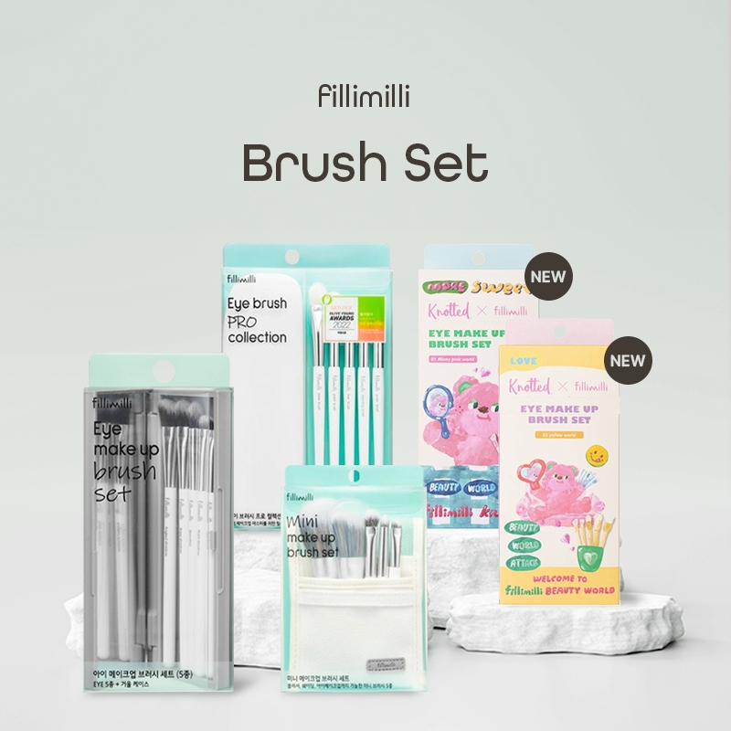 Fillimilli Essential Makeup Brush Sets / Synthetic Hair / Eye Brush ...