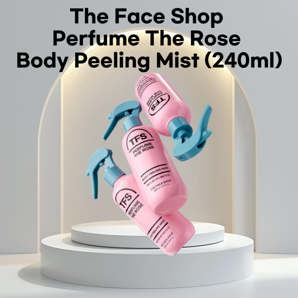 The Face Shop Perfume The Rose Body Peeling Mist (240ml) | Shopee ...