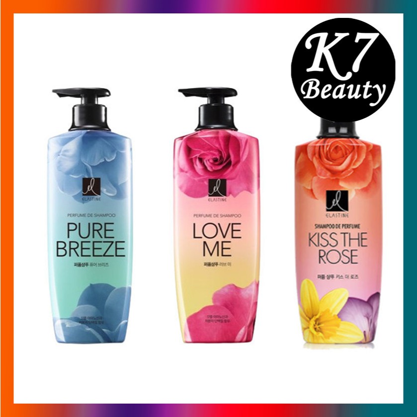 [ELASTINE] ELASTIN Shampoo & Conditioner (Kiss/Pure Breeze/Love Me ...
